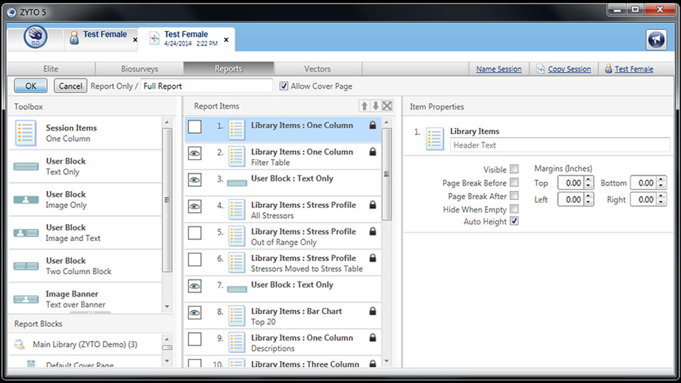 ZYTO Elite Advanced Wellness Software for Practitioners